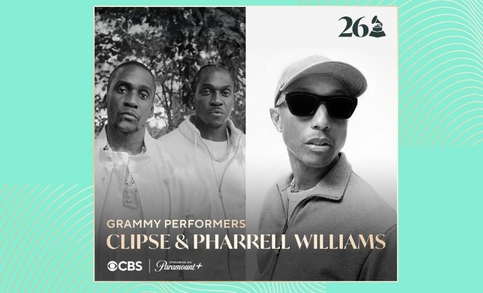 Clipse and Pharrell set to perform at 2026 Grammy Awards - Reel 360 News